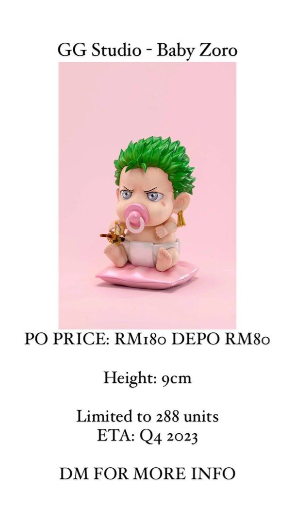 GG Studio - Baby Zoro, Hobbies & Toys, Toys & Games on Carousell