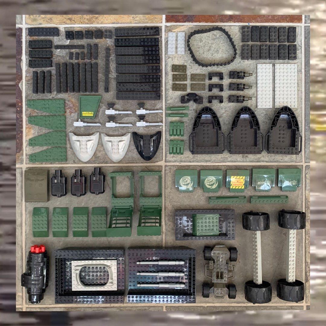 GI Joe Build-To-Rule BTR Raging Typhoon and others by Hasbro Incomplete ...