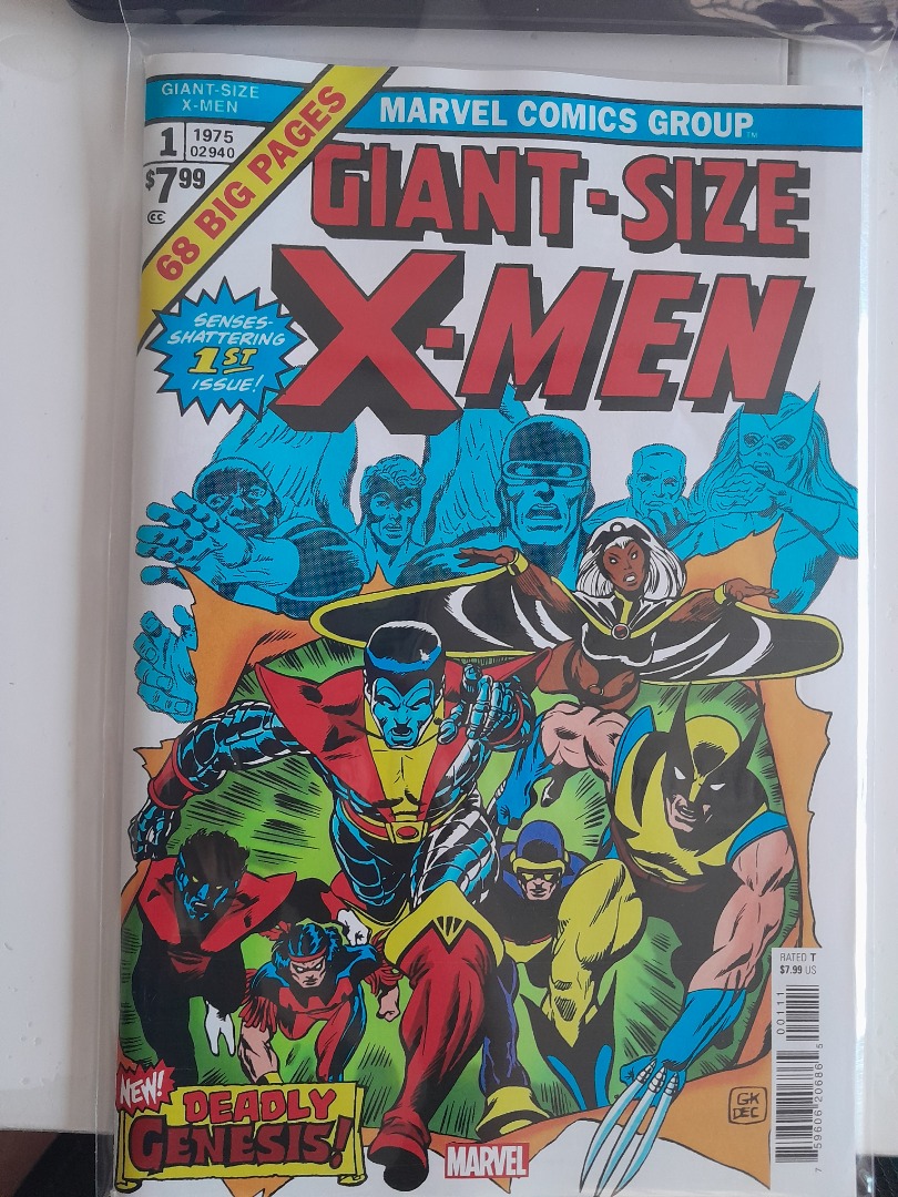 Giant Sized X-men #1 Marvel Comics Facsimile 1st Appearance of New X-men Team, Hobbies & Toys ...