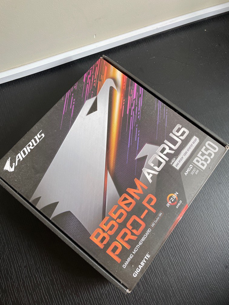 Gigabyte Aorus B550m Pro P motherboard, Computers & Tech, Desktops on ...