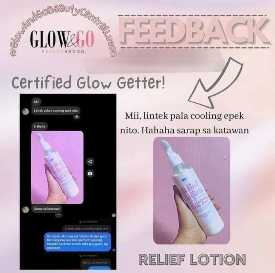 Glow and Go Beauty Relief Lotion [Relaxing | Calming | Soothing Lotion ...