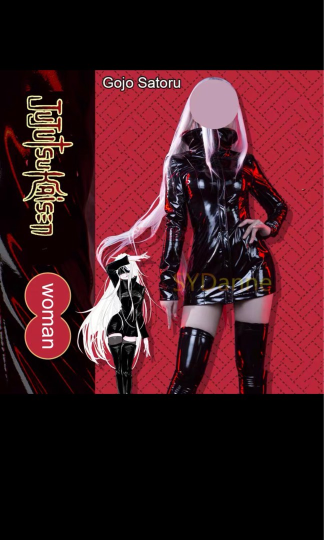Gojo Satoru Female Cosplay (L)(M), Women's Fashion, Dresses & Sets ...