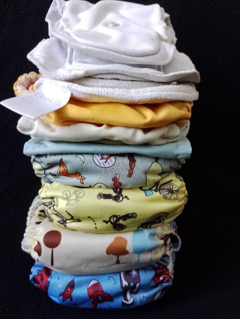 GroVia Cloth Diapers, Babies & Kids, Bathing & Changing, Diapers & Baby ...