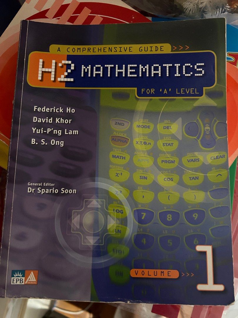 H2 mathematics guide, Hobbies & Toys, Books & Magazines, Textbooks on ...