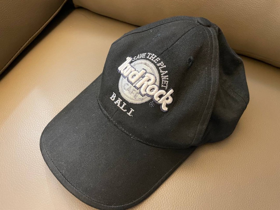 Vintage Hard Rock original Cafe cap topi Bali, Men's Fashion, Watches ...
