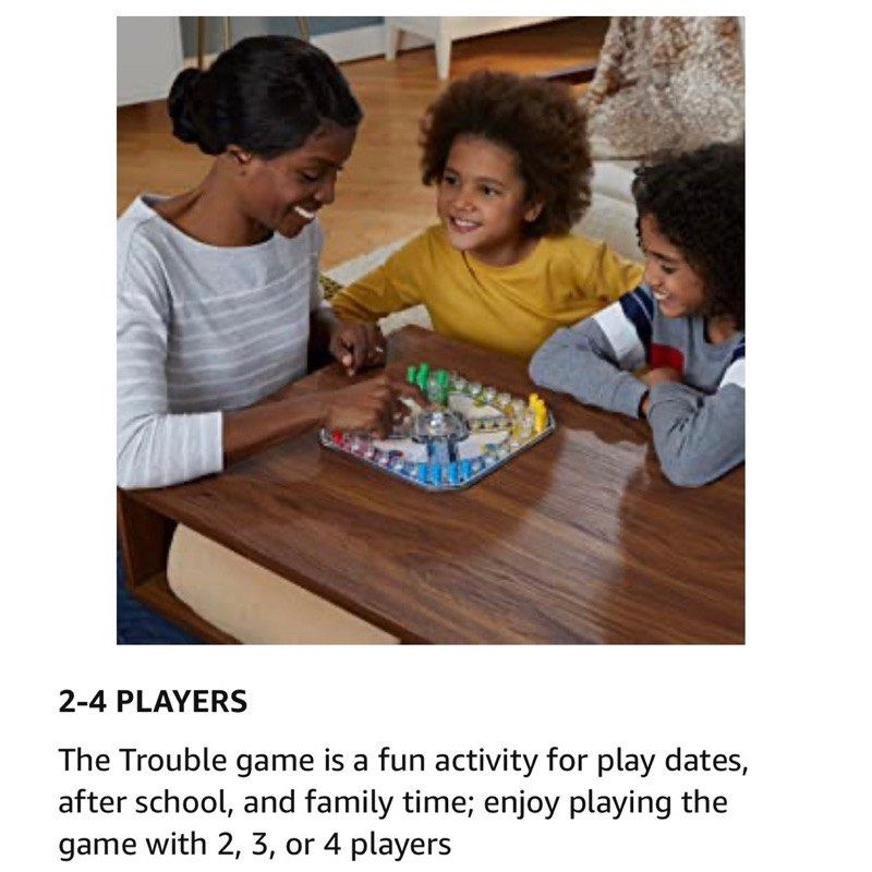 Hasbro Game Trouble Board Game family engaging fun Authentic Original ...