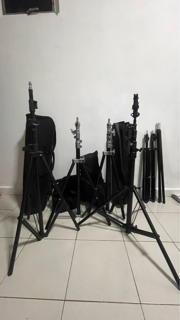 Heavy duty light stand and carry bag, Photography, Photography ...
