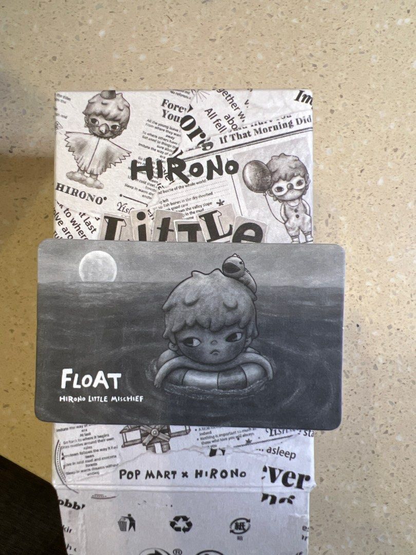 Popmart Hirono Float (little mischief) and Drifter (mine), Hobbies ...