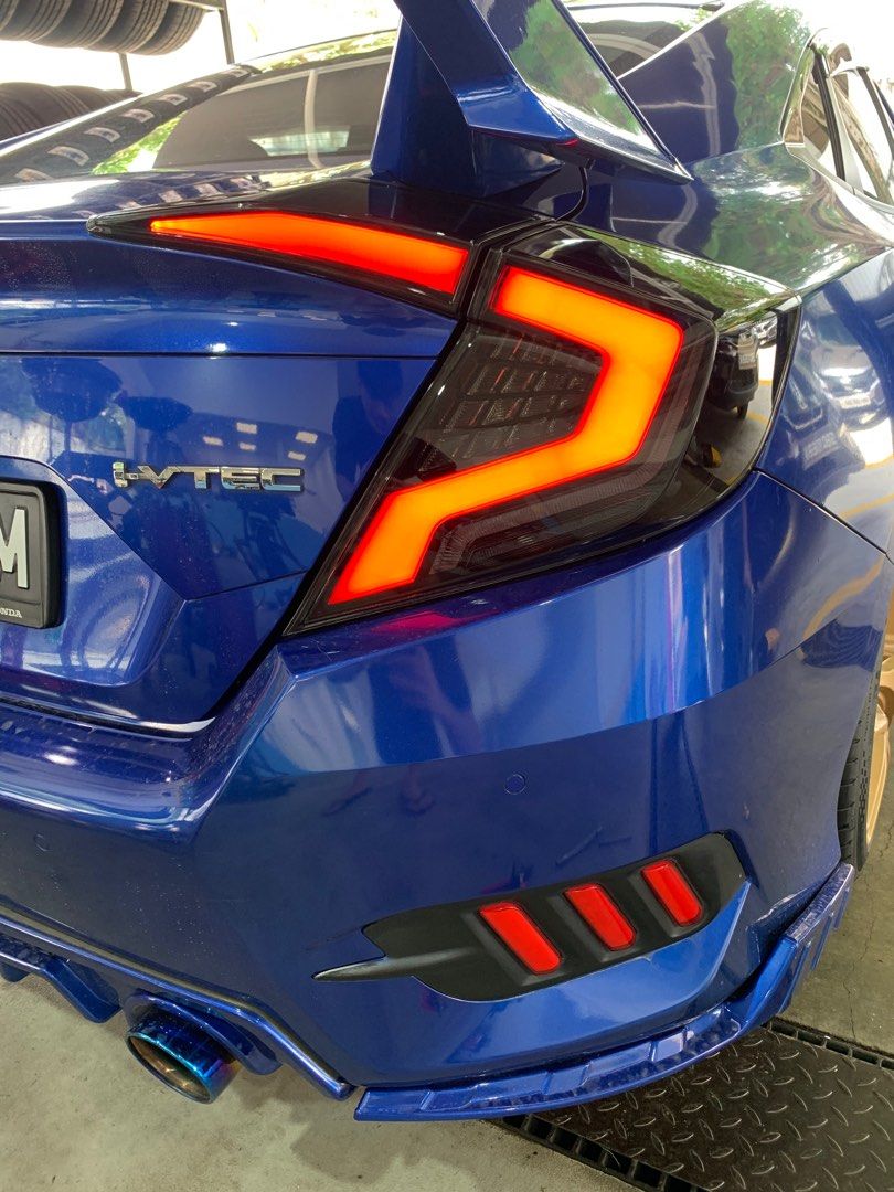 Honda Civic FC Smoked Tail Light tail lamp Mugen taillight FC1 FC5 ...