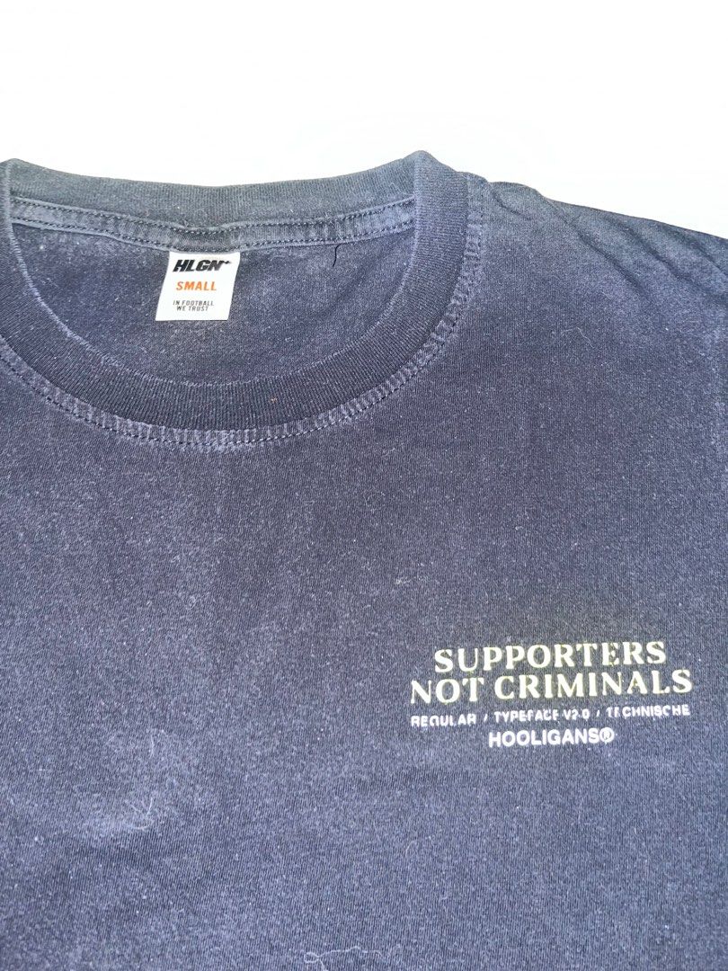 Hooligans tshirt football suporters, Fesyen Pria, Pakaian , Atasan di ...