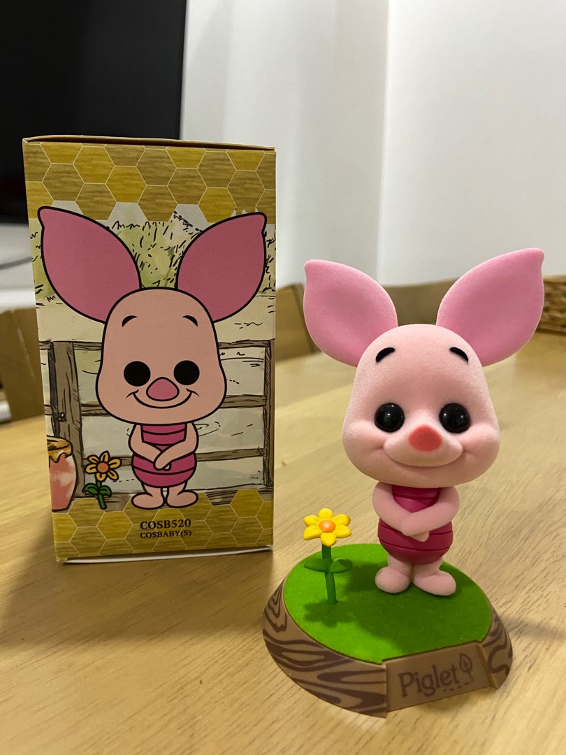 Hot Toys Cosbaby 520 Piglet (flocked), Hobbies & Toys, Toys & Games on ...