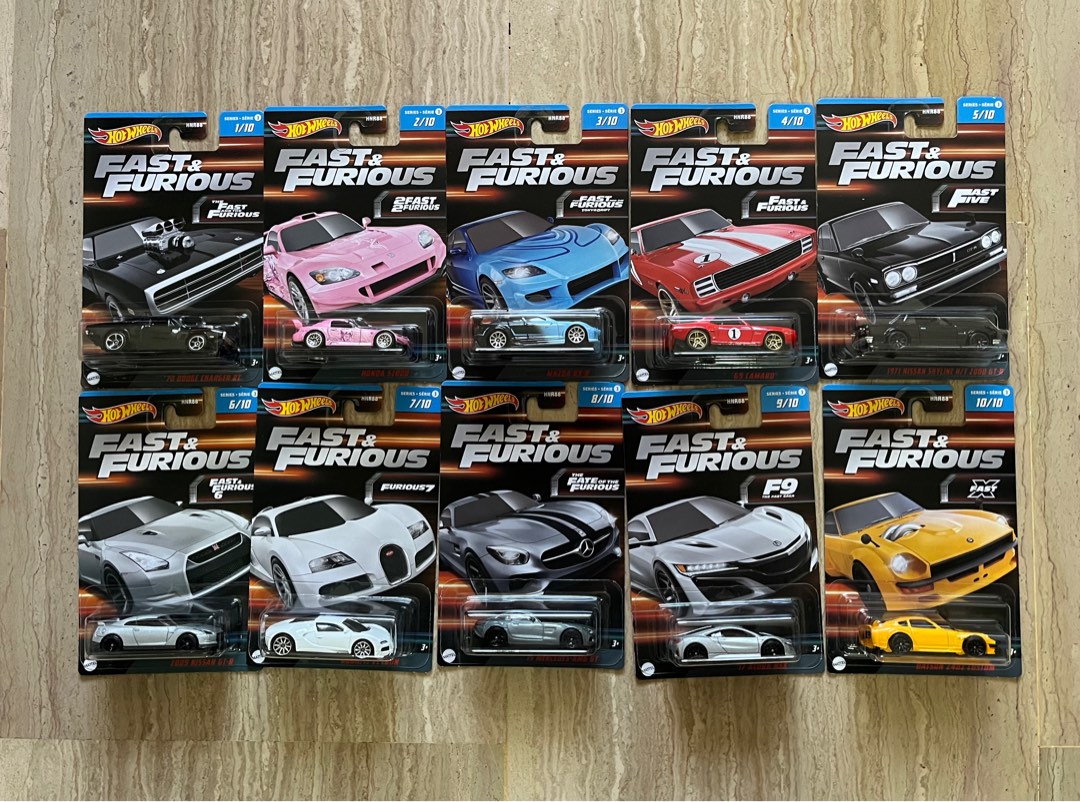 HOT WHEELS FAST AND FURIOUS, Hobbies & Toys, Toys & Games on Carousell