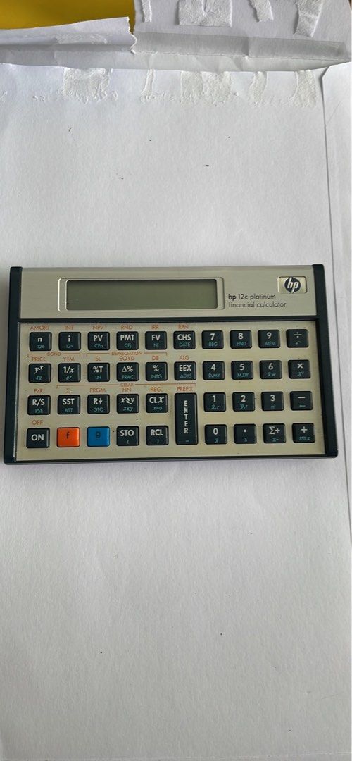 HP 12c platinum financial calculator, Computers & Tech, Office ...