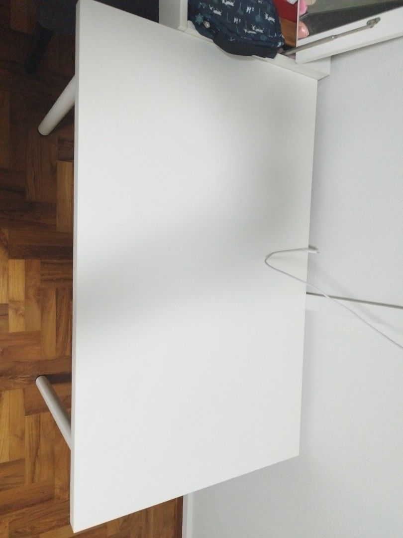 ikea table white, Furniture & Home Living, Furniture, Tables & Sets on ...
