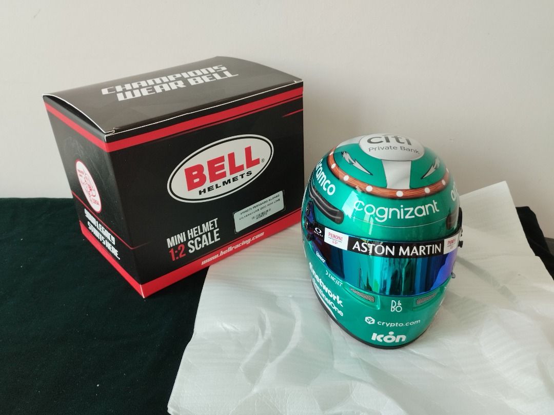 (in stock) Fernando Alonso F1 model 1/2 scale mini helmet 2023 British ...