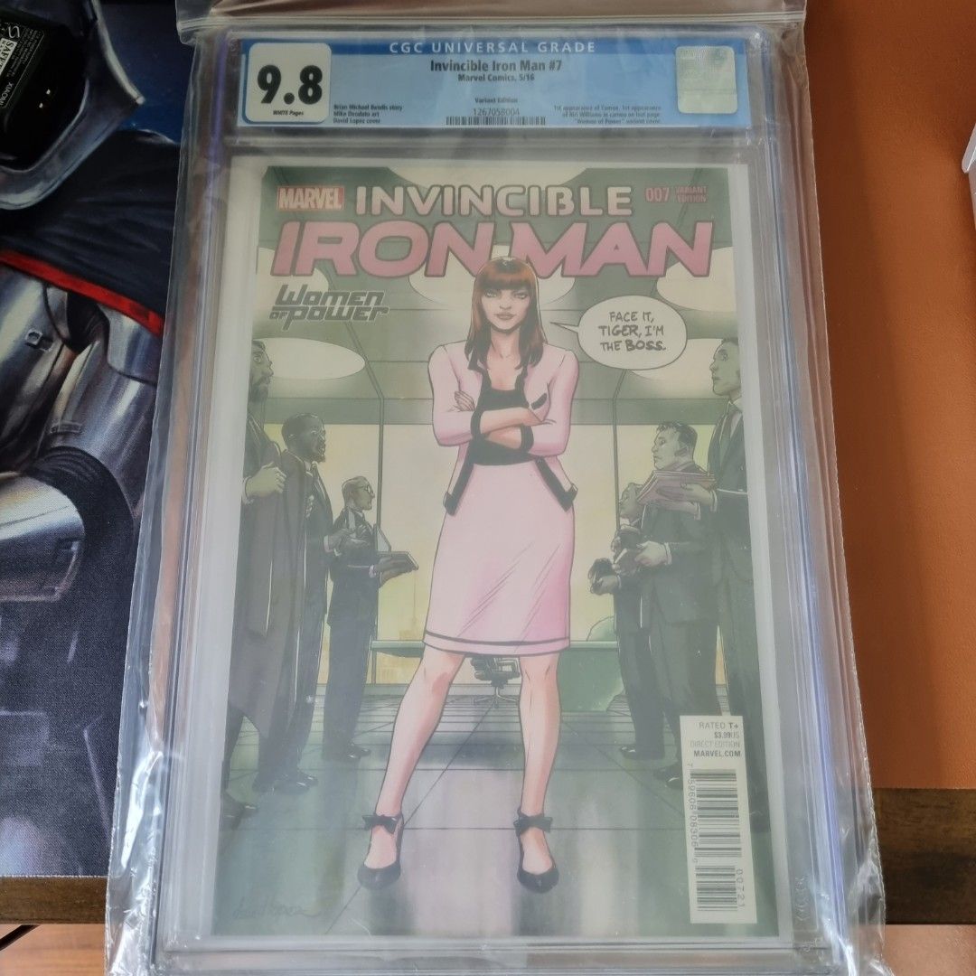 Invincible Iron Man #7 WOP VARIANT CGC 9.8, Hobbies & Toys, Books ...