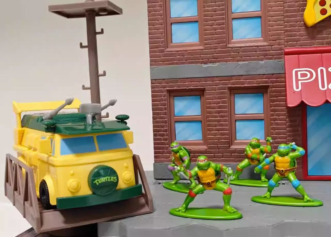 JADA TEENAGE MUTANT NINA TURTLES LAIR NANO SCENE DIE-CAST 34679 ...