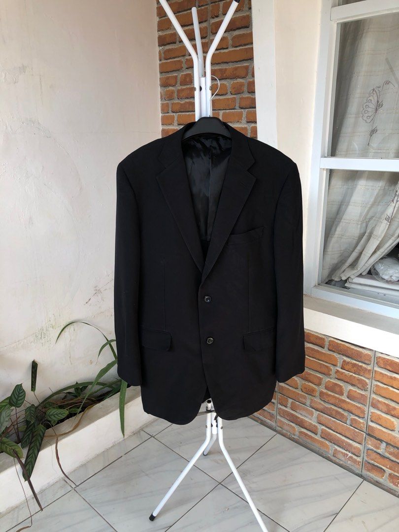 JAS PRIA HITAM PREMIUM FORMAL MEN SUITS IN BLACK NOT ZARA MAN, Fesyen ...