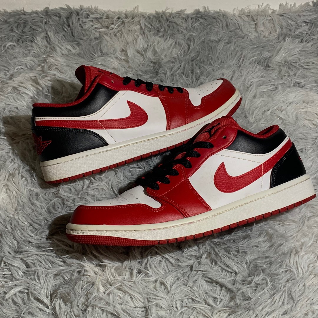 Jordan 1 Low "Reverse Black Toe", Men's Fashion, Footwear, Sneakers on ...