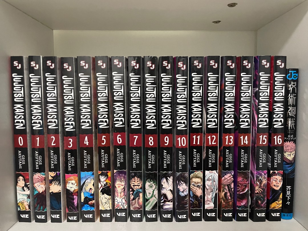 jujutsu kaisen manga volumes 0-15 ENGLISH, Hobbies & Toys, Books ...