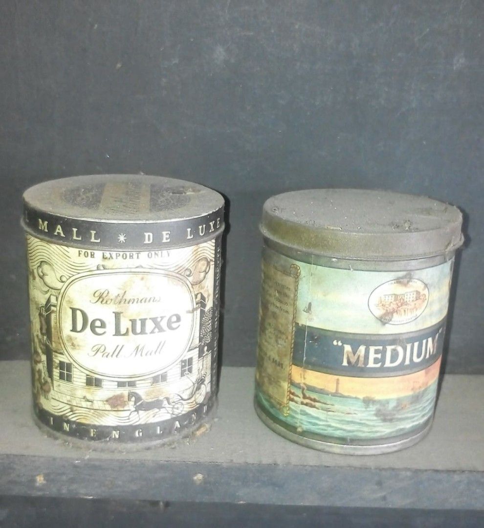 Kaleng Rokok tua, Antik, Pajangan di Carousell