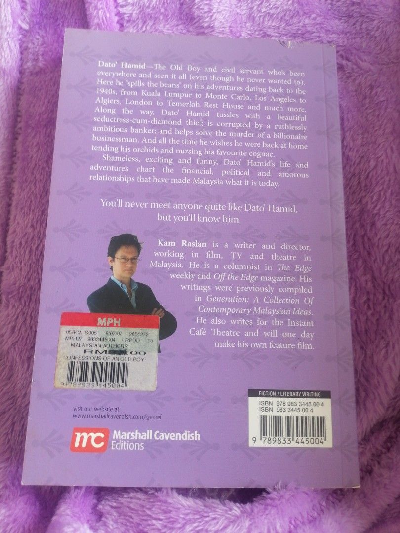 Kam raslan confessions of an old boy the dato' hamid adventures ...