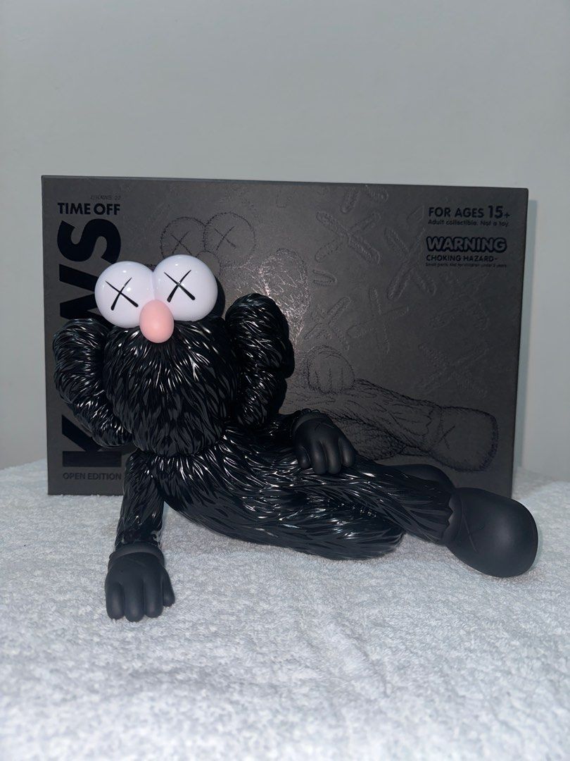 Kaws Time off Black, Hobbies & Toys, Toys & Games on Carousell