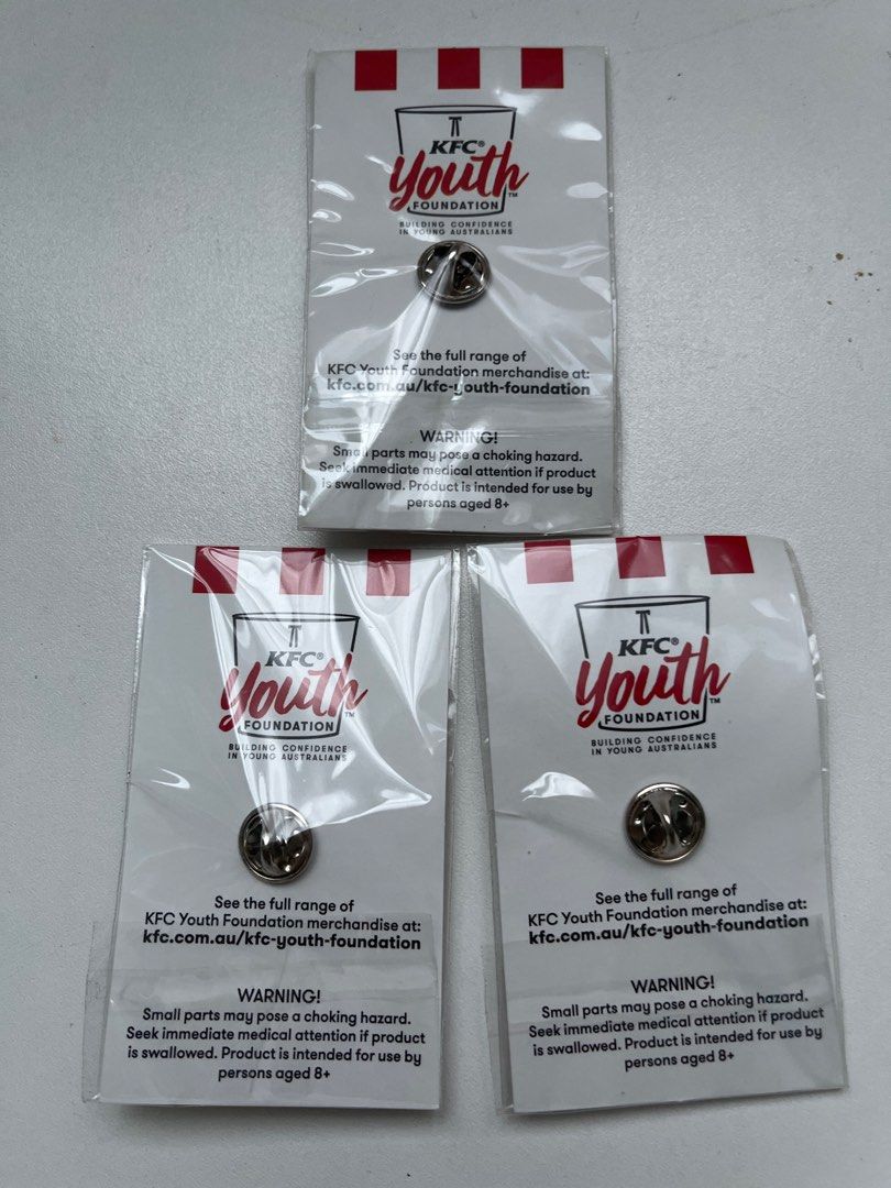 KFC Metal Pins, Hobbies & Toys, Toys & Games on Carousell