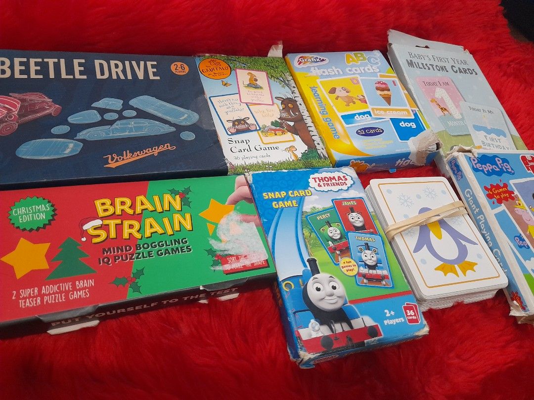 Kids game cards/board games, Hobbies & Toys, Toys & Games on Carousell