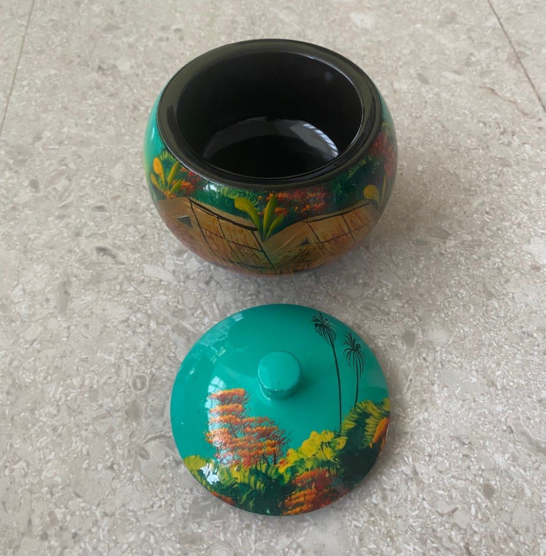 Lacquer painted candy box bought in Vietnam, Furniture & Home Living ...