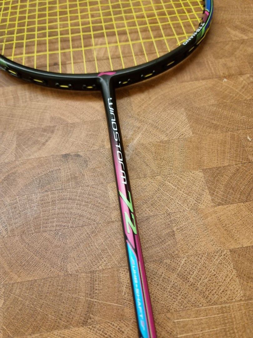 Li Ning Windstorm 72 badminton racket, Sports Equipment, Sports & Games ...