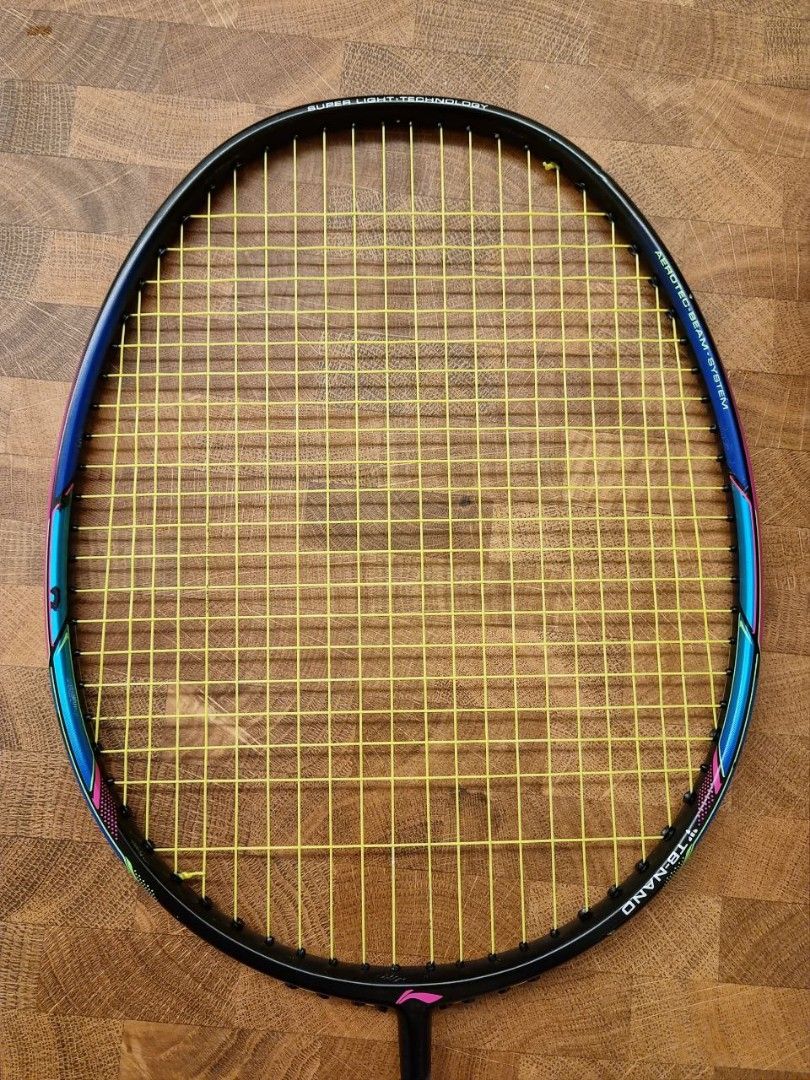 Li Ning Windstorm 72 badminton racket, Sports Equipment, Sports & Games ...