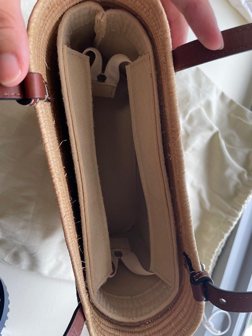 Loewe square rattan bag, Luxury, Bags & Wallets on Carousell