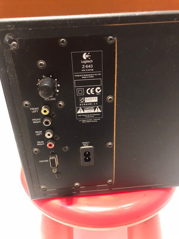 Logitech Z-640 speaker 揚聲器 喇叭, 音響器材, Soundbar、揚聲器、藍牙喇叭、耳擴 - Carousell