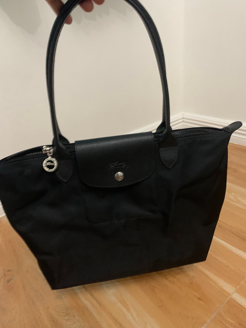 Longchamp Neo Le Pliage Black, Luxury, Bags & Wallets on Carousell