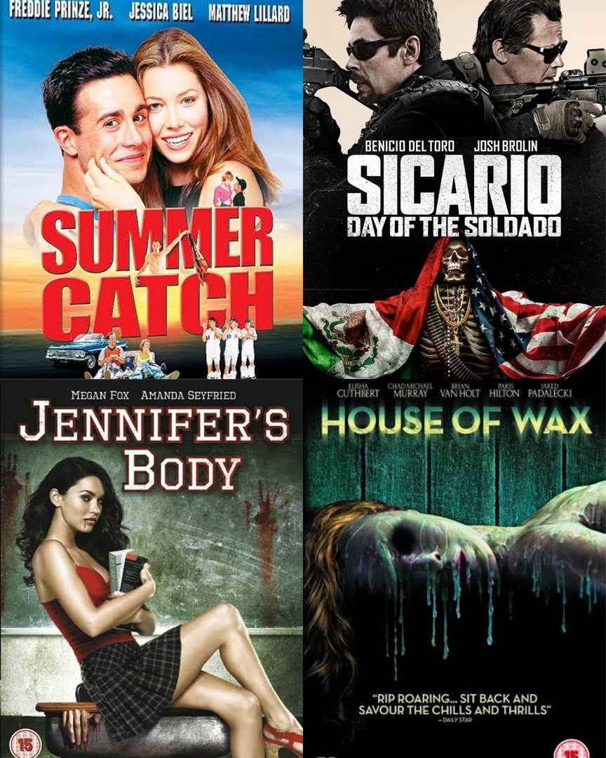 LOOKING FOR SUMMER CATCH JENNIFER’S BODY SICARIO HOUSE OF WAX DVD MOVIE ...