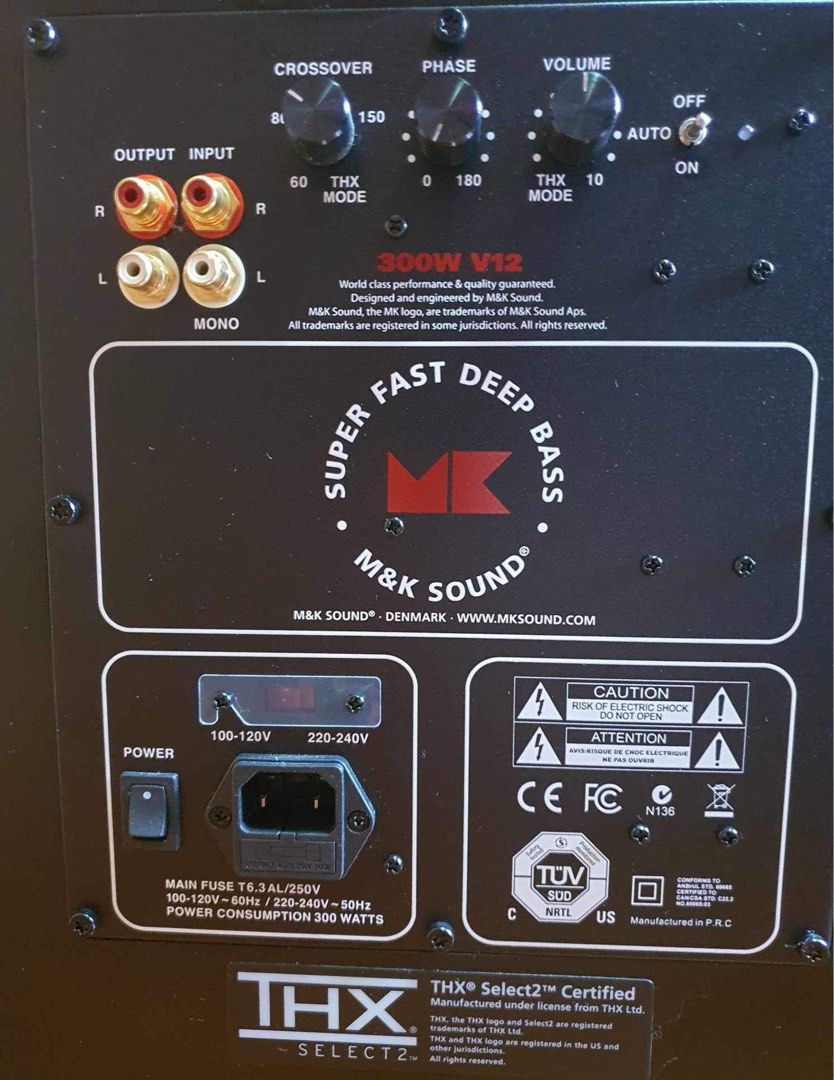 M & K V-12 Award winning subwoofer, Audio, Soundbars, Speakers ...