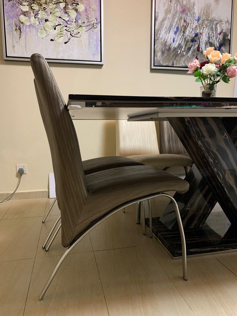 Mable dining table, Furniture & Home Living, Furniture, Tables & Sets ...