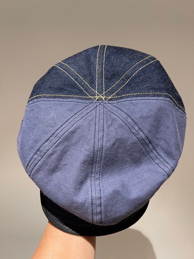 (Made in Japan) Denim Blue Director Hat, Men's Fashion, Watches ...