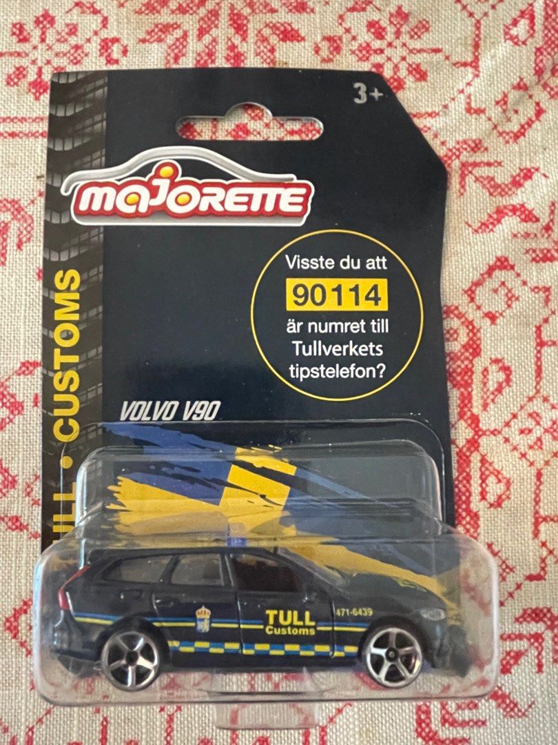 Majorette 麻雀 Volvo v90 海關 Tull Customs, 興趣及遊戲, 玩具 & 遊戲類 - Carousell
