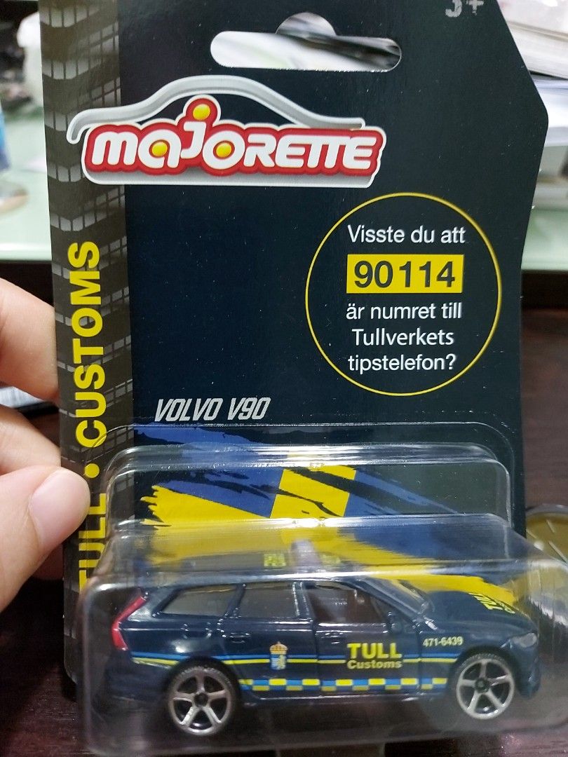 Majorette Volvo V90 Tull Customs, 興趣及遊戲, 玩具 & 遊戲類 - Carousell