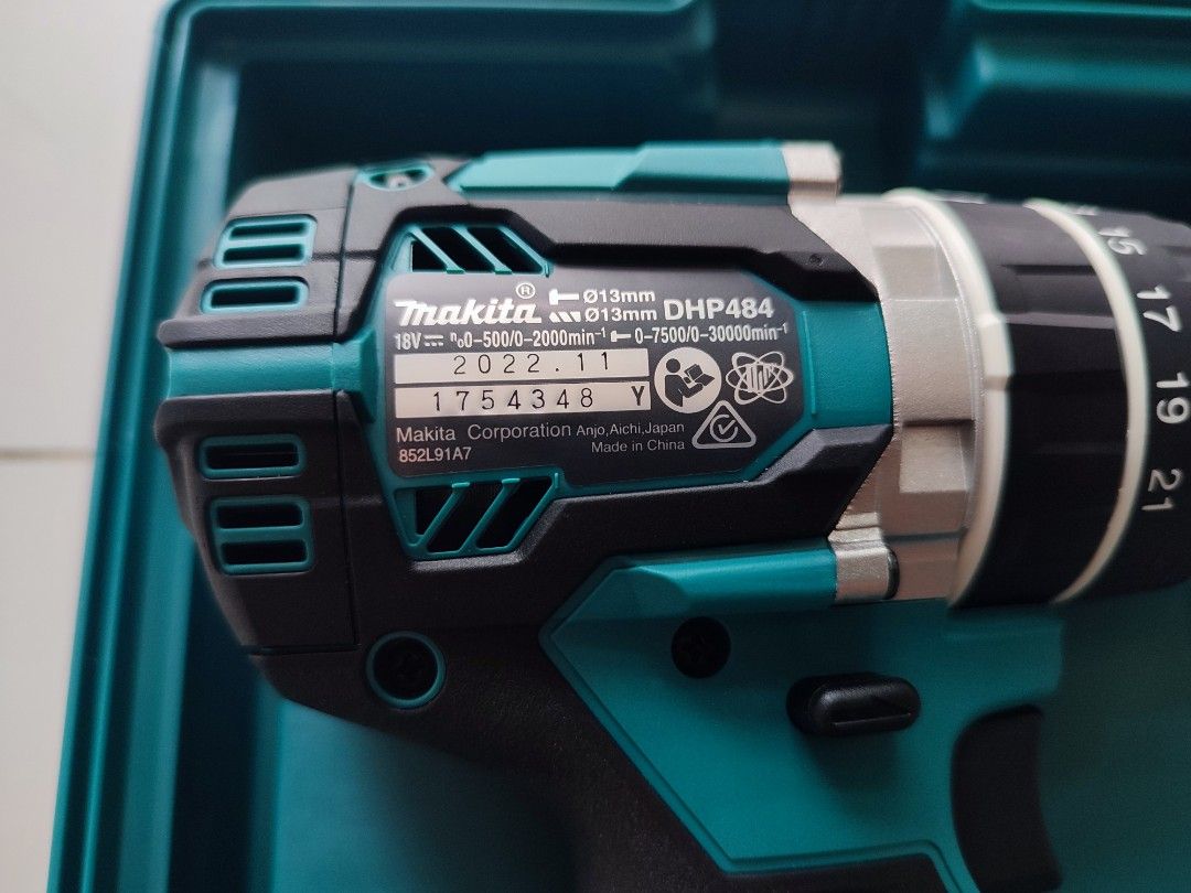 Makita Brushless Hammer Driver Drill DHP484SFE 2 X 18V 3.0AH LI-ION ...