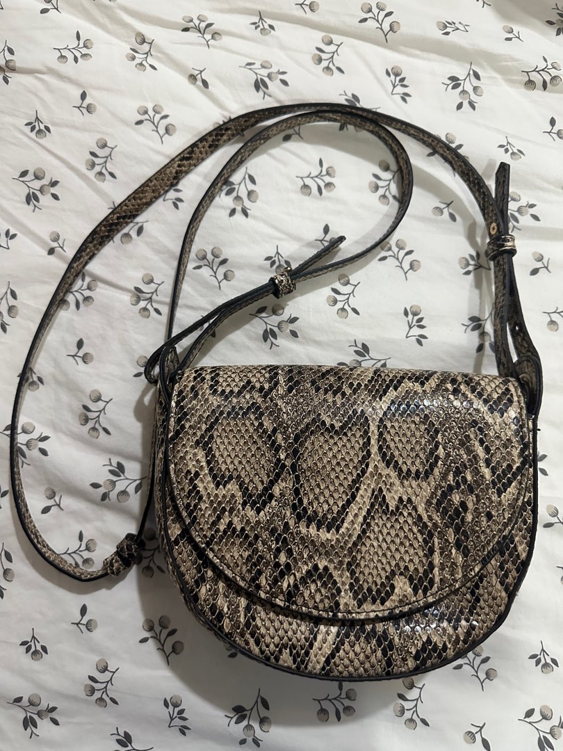 Mango Snake Skin Bag, Women's Fashion, Bags & Wallets, Cross-body Bags ...