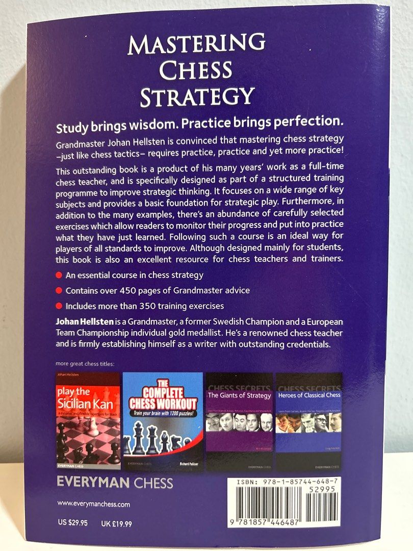Mastering Chess Strategy, Hobbies & Toys, Books & Magazines, Textbooks ...