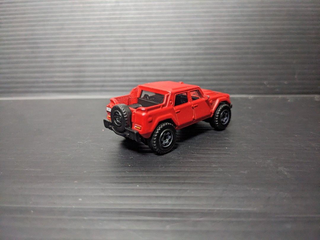 Matchbox Lamborghini LM002-Matte Red With Black Wheels-MBX, Hobbies ...