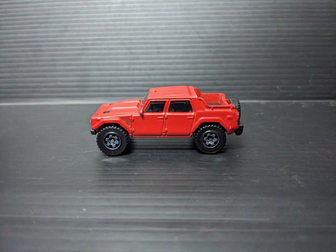 Matchbox Lamborghini LM002-Matte Red With Black Wheels-MBX, Hobbies ...