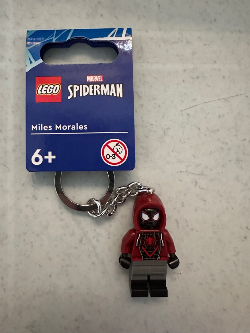 Miles Morales Spider-Man Lego Keychain, Hobbies & Toys, Toys & Games on ...