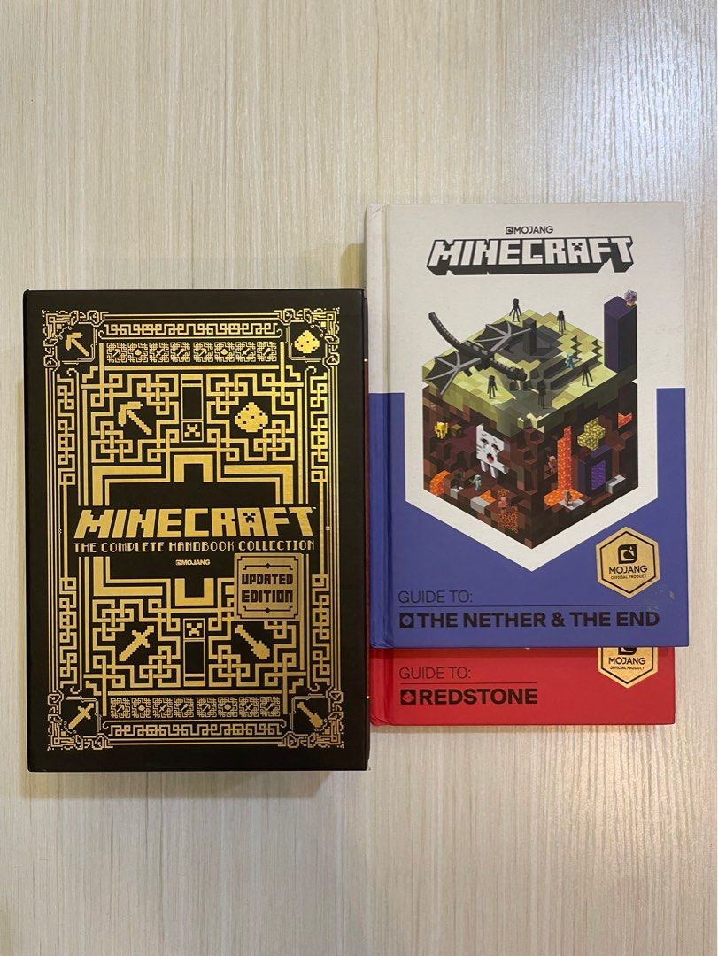 Minecraft Complete Handbook Collection + 2 Bonus Books, Hobbies & Toys ...