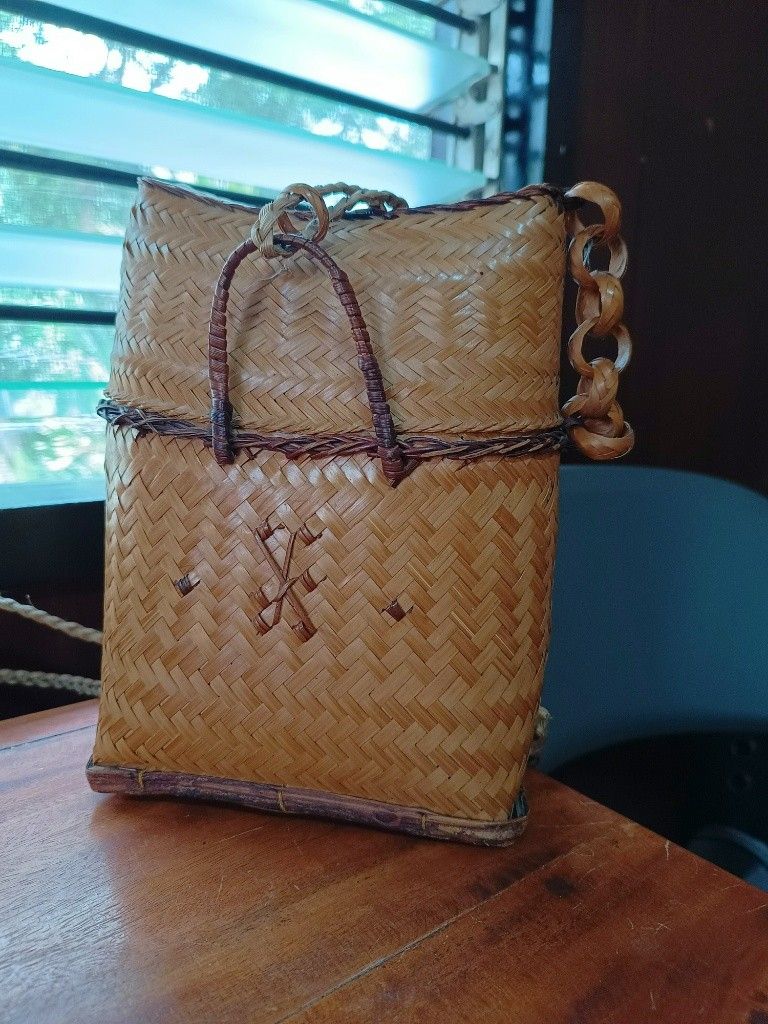 Mini Native Weaved Backpack, Women's Fashion, Bags & Wallets, Backpacks ...