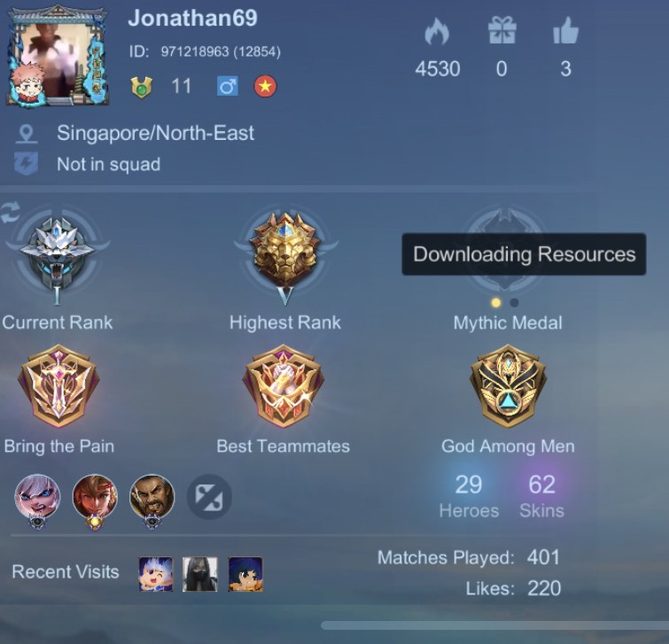 MOBILE LEGEND ACCOUNT FOR SELL MLBB, Video Gaming, Video Games, Others ...